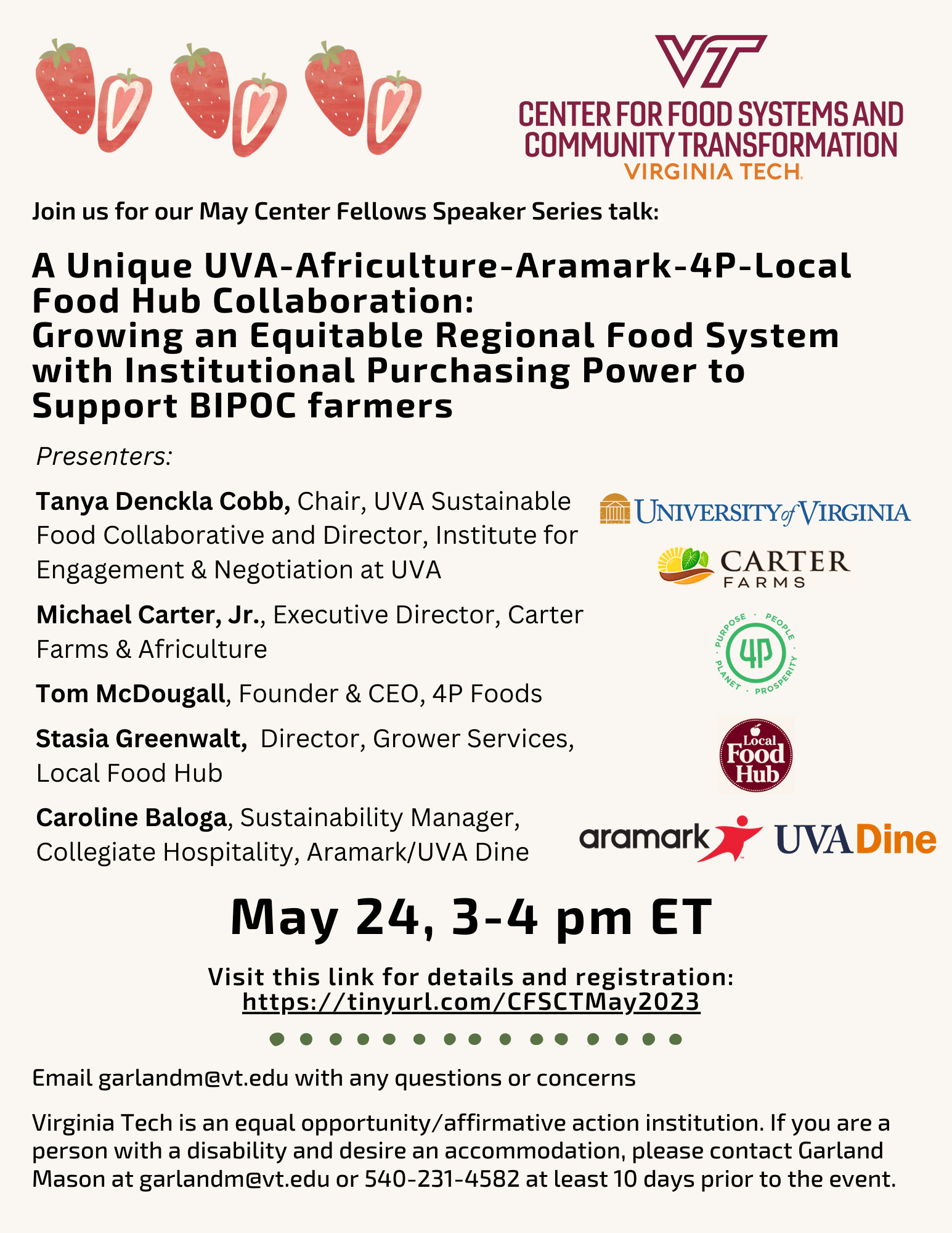 Virginia Tech-regional food center and community - Learn Africulture